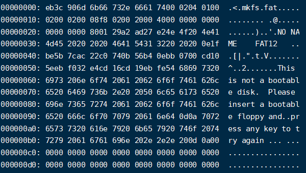 Explore the basics of the FAT12 file system in DOS